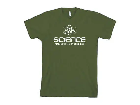 2019 Mens T Shirts SCIENCE T SHIRT Religion ATHIEST Black Metal DARWIN ...