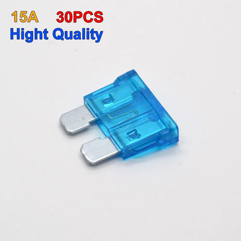 30Pcs-Standard-Car-Automotive-15Amp-Fuse-Blade-Motorcycle-Truck-Suv-Car ...