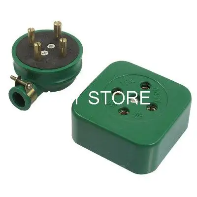 16A-440VAC-Three-Phase-Four-Wire-Green-Socket-w-4Pin-Plug-Adapter.jpg