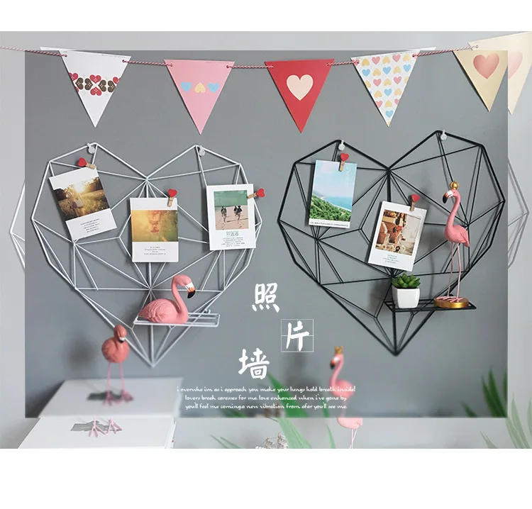 Décoration murale,Ins cadre de Photo en métal bricolage Cadre de Photos ...