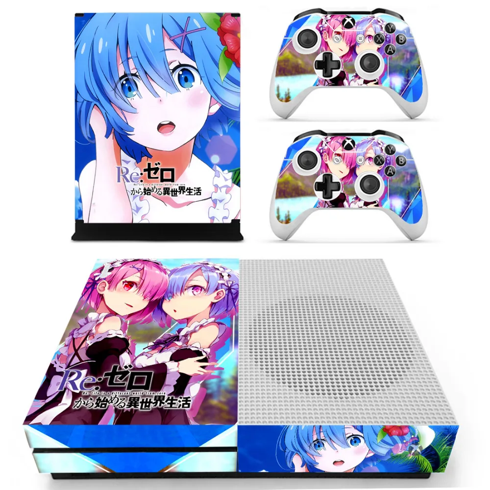 Re Zero Skin Sticker for Microsoft Xbox One S Console and Controllers ...