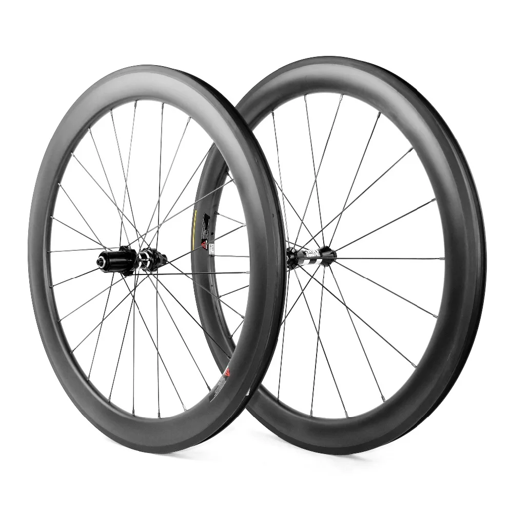 700C Road Bike Carbon Wheels 38mm Clincher Tubular full carbon Bicycle ...