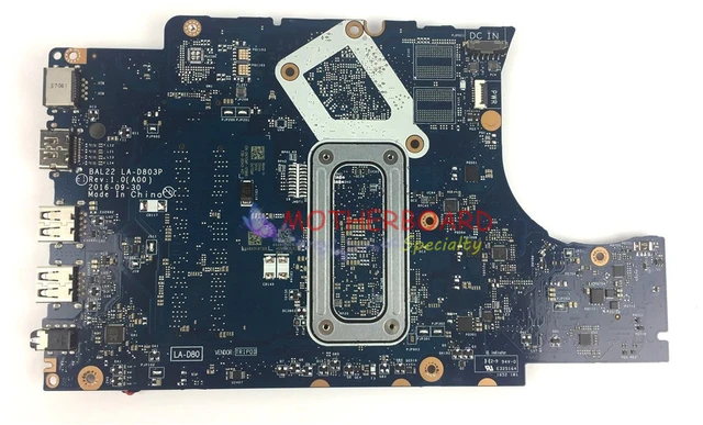 FOR Dell Inspiron 15 5565 17 5765 Laptop Motherboard W/