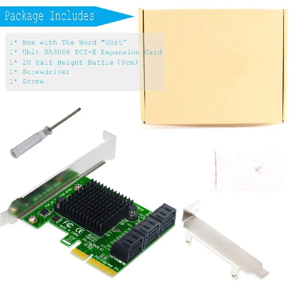 Купить Карта расширения переходная карта PCIE карта SATA адаптер PCI-E ...
