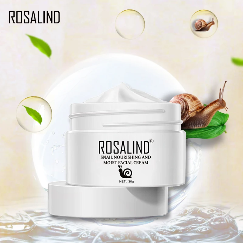 ROSALIND crema Facial de caracol con ácido hialurónico, crema ...