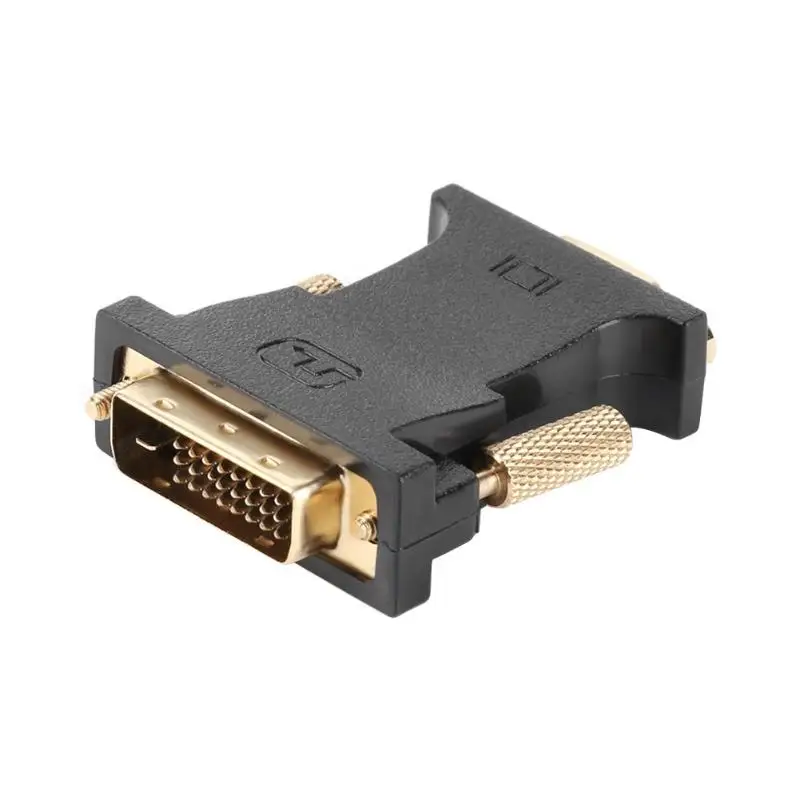 DVI to VGA Connector DVI I Male 24+1 Pin to 15 Pin VGA Female Adapter ...