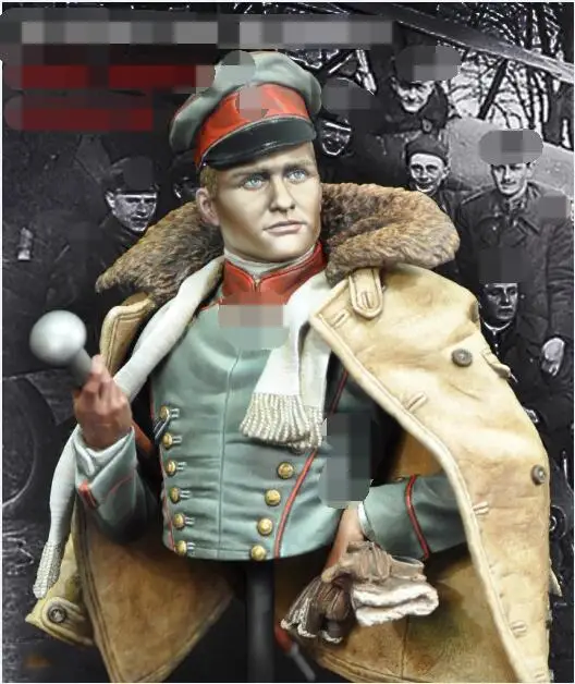 UNassembly Unpainted Scale 1/10 GK MAN bust figure Historical Resin ...