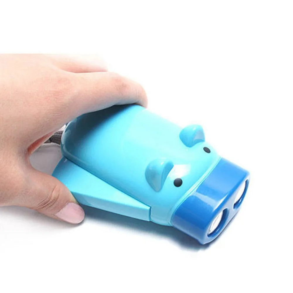 2018 New Mini Hand Pressure Pig Torch Self generating LED Flashing ...