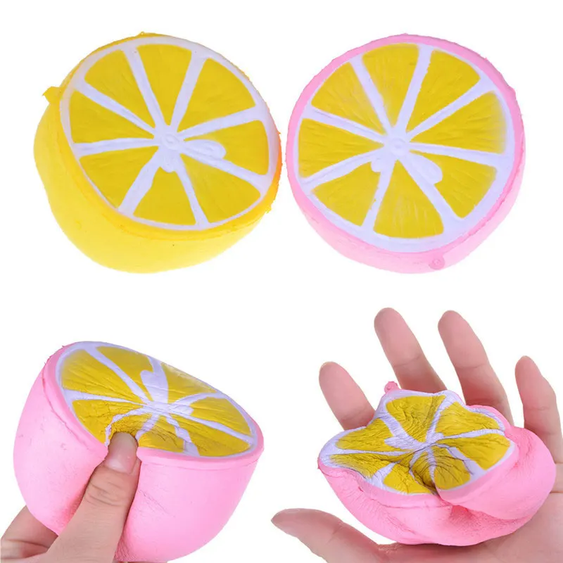 squishy Slow Rising squeeze fruit lemon squishi anti stress relief ...