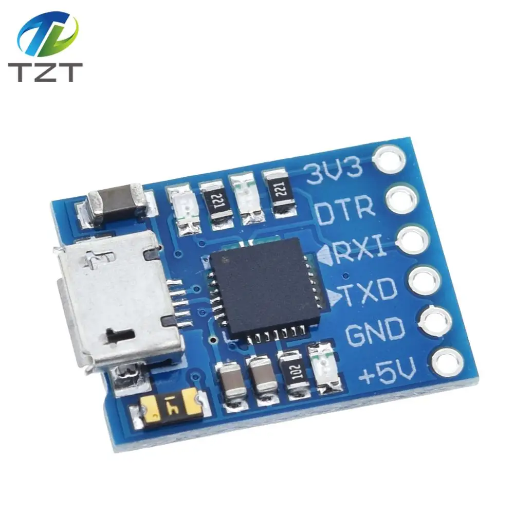 1pcs CJMCU CP2102 MICRO USB to UART TTL Module 6Pin Serial Converter ...