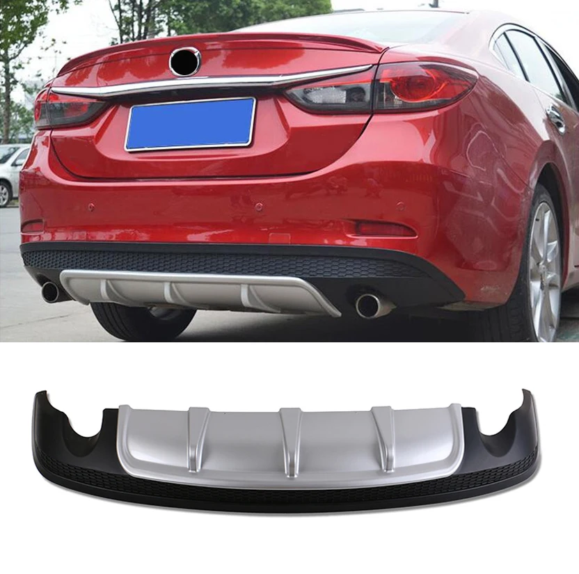 Fit For Mazda 6 M6 Atenza 2014 2015 2016 2017 ABS Plastic Rear Diffuser ...