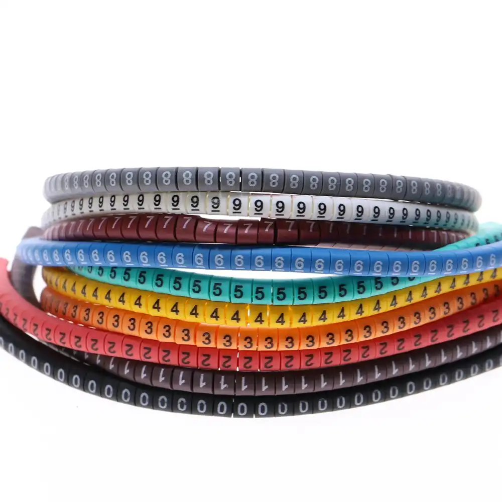 Cable Marking Tags / Cable Clips / Cable Numbering Tags Sticker for ...