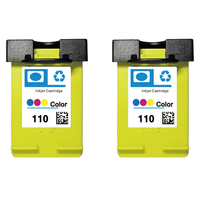 2PK para HP110 cartucho de tinta para HP 110 Color cartucho de tinta ...
