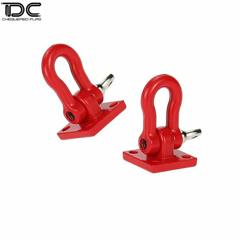 2PCS DC RC 1:10 Metal Mini Tow Shackles Truck For CX10 D90 HILUX WRAITH ...