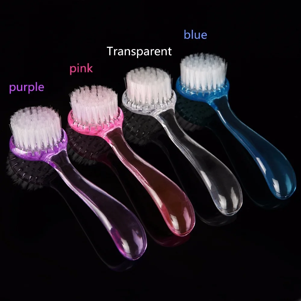 Nail care tools wholesale nail cleaner Round Head Plastic handle with ...