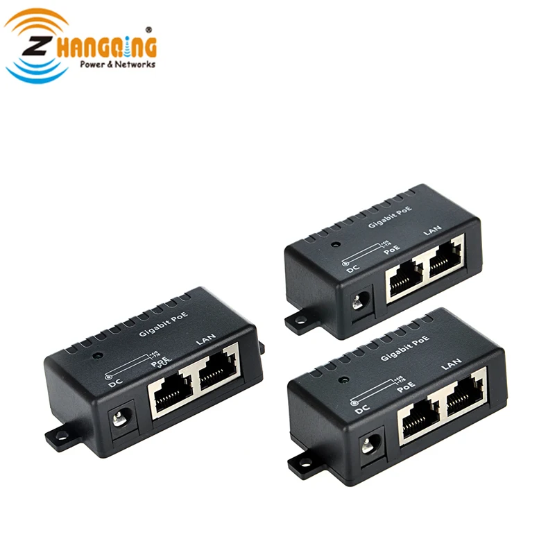 Free-Shipping-Single-Port-1000Mbps-PoE-Injector-Security-Passive-1-Port ...