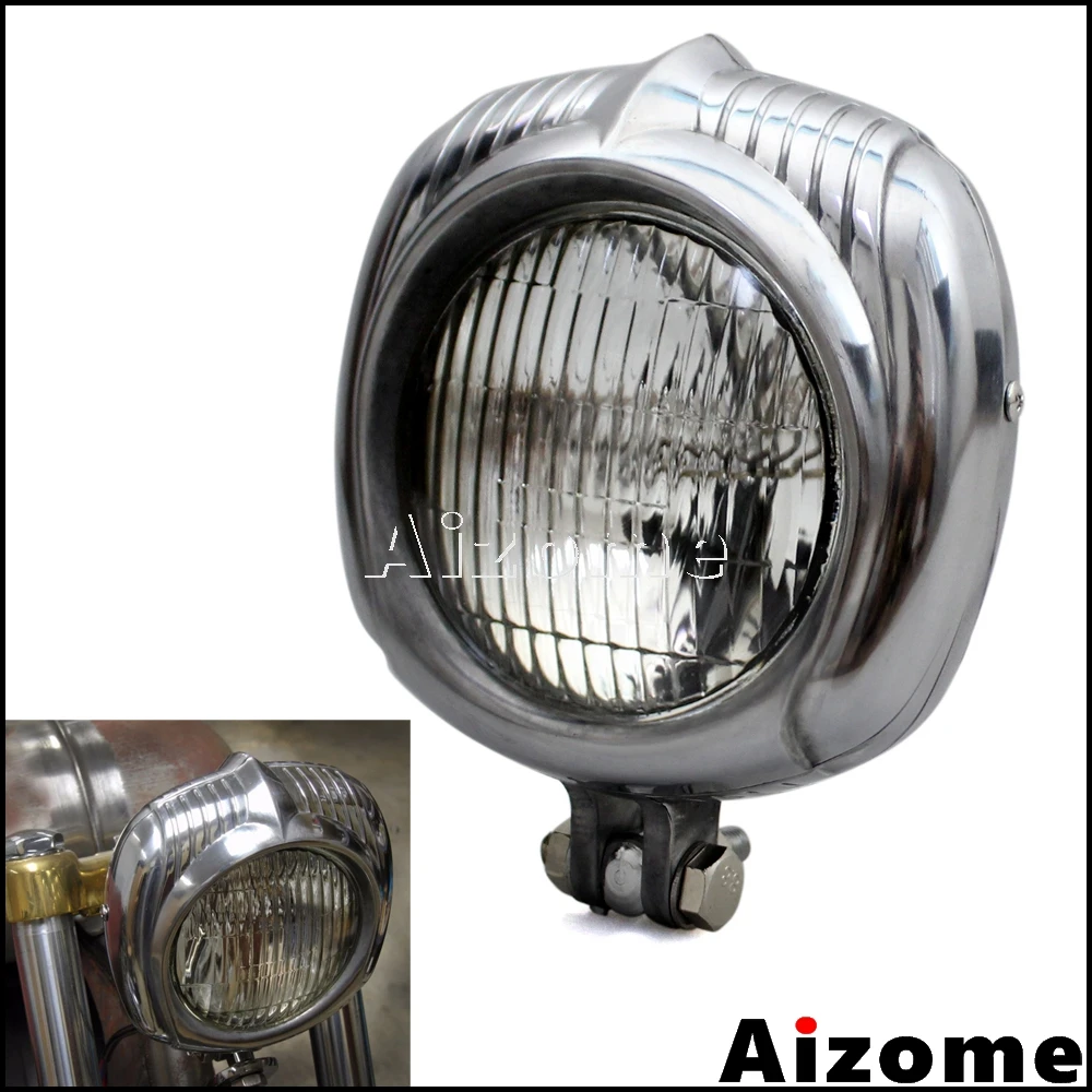 Motorcycle Old School Retro Headlamp Electroline Headlight For Harley ...