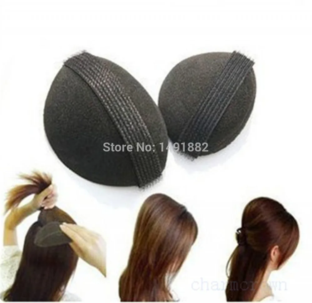 Free Shipping 2pcs Velcro Bump It Up Volume Bumpit Hairbands Princess ...