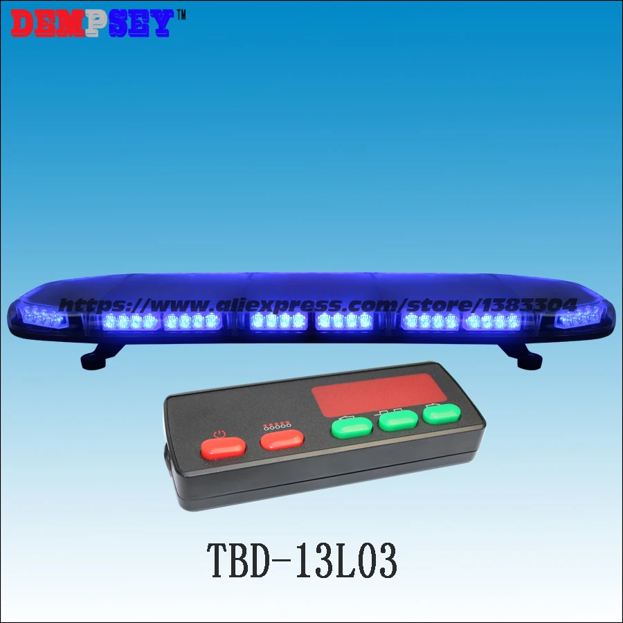 TBD 13L03 High quality 41''Blue LED lightbar,super bright,Police ...
