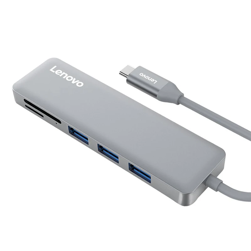 Lenovo-5-in-1-USB-C-Hub-lenovo-hub-C605-Aluminium-Alloy-Type-C-Hub ...