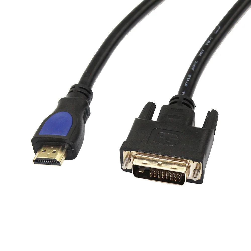 1 5m 5 Feet Dvi Male To Hdmi Male Cable Bi Directional Hdmi Male To Dvi