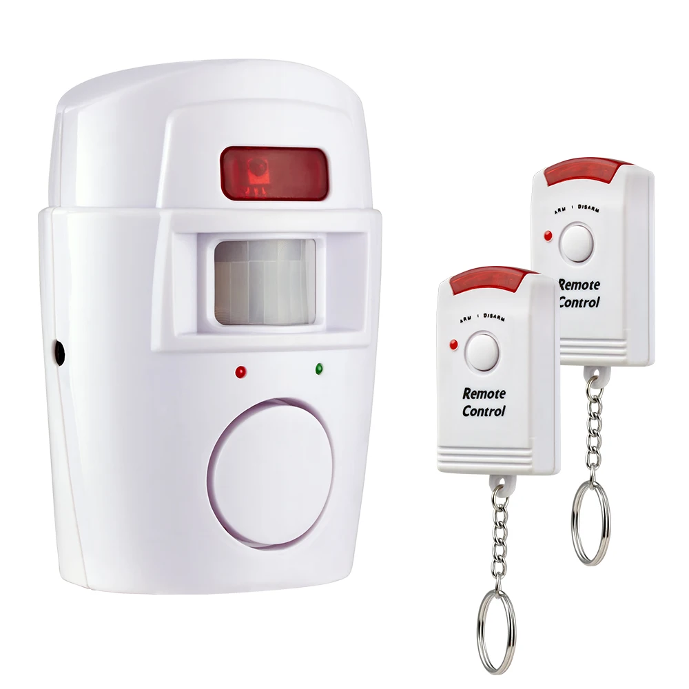 Buy Chuangkesafe Wireless Pirmotion Sensor Alarm 2 Remote Controls Local 