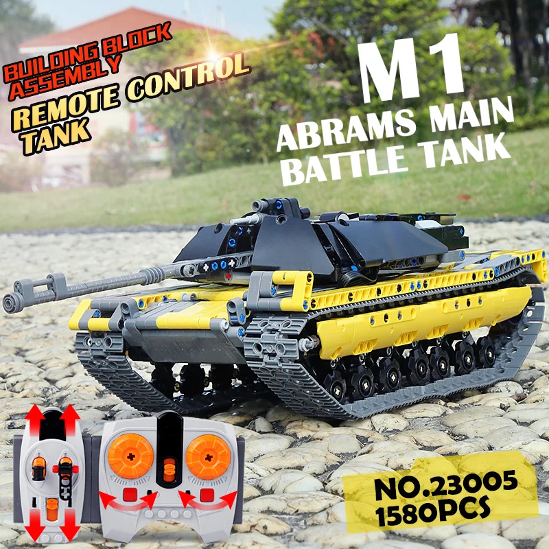 Technic Series The 23005 Remote Control Tank Set Building Blocks Bricks ...