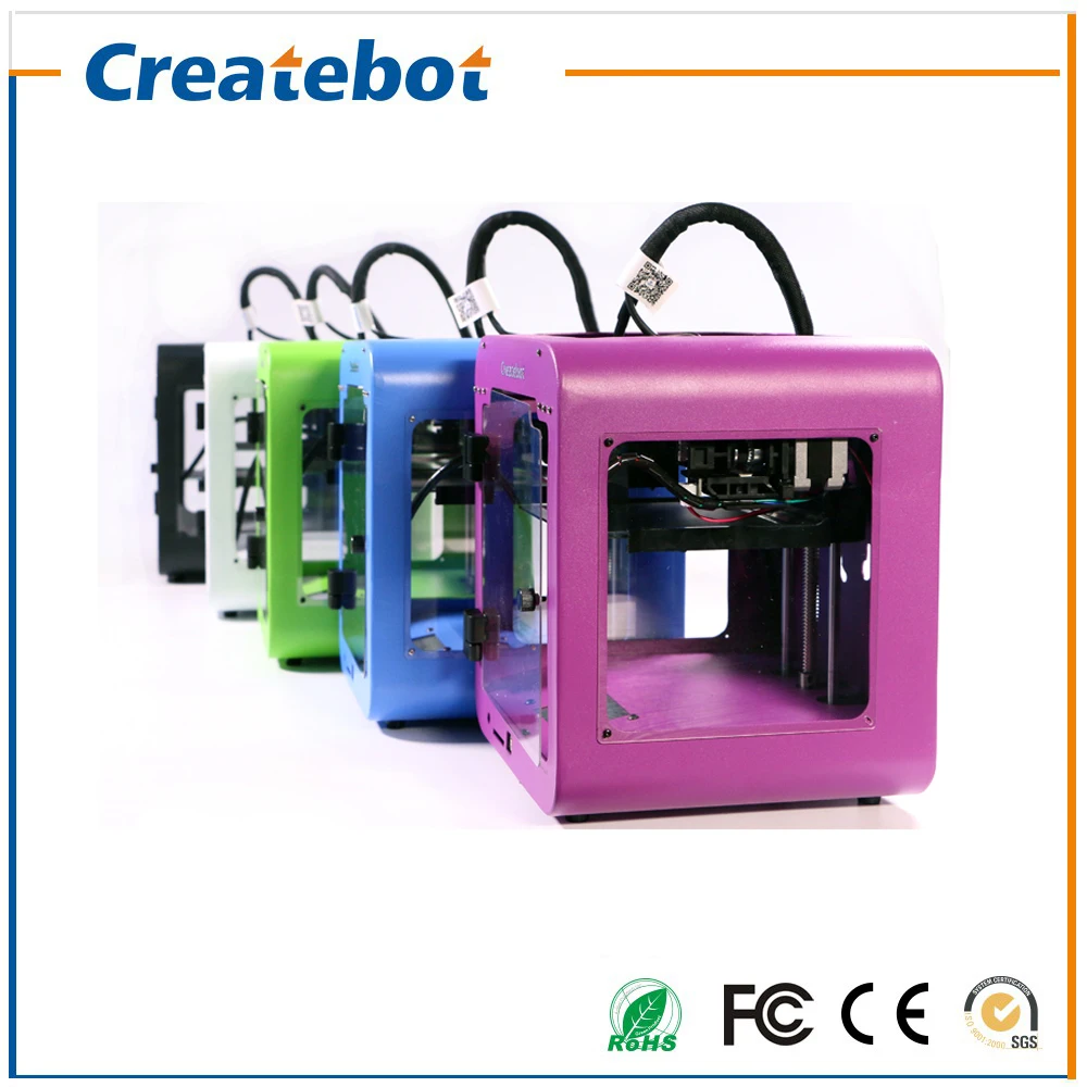 Printing Size 85*80*94mm Createbot Super Mini 3D Printer Multi color ...