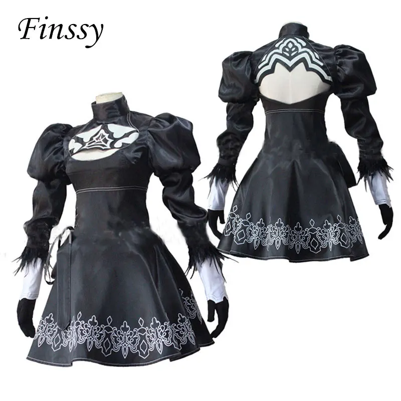 Nier Automata 2B YoRHa No. 2 Model B Neal era actress Cosplay Costume ...