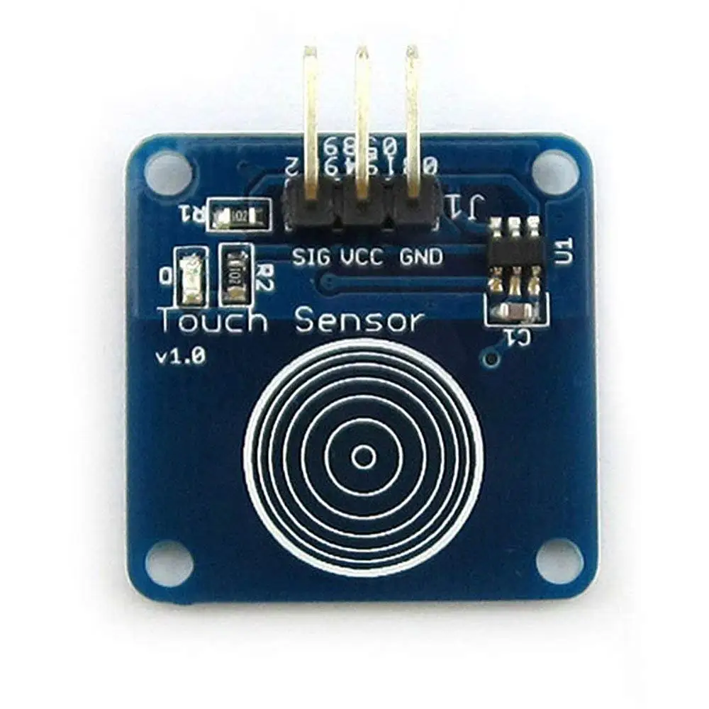 Módulo Interruptor Sensível Ao Toque Digital Ttp223b, Sensor Capacitivo De Toque Para Arduino ...
