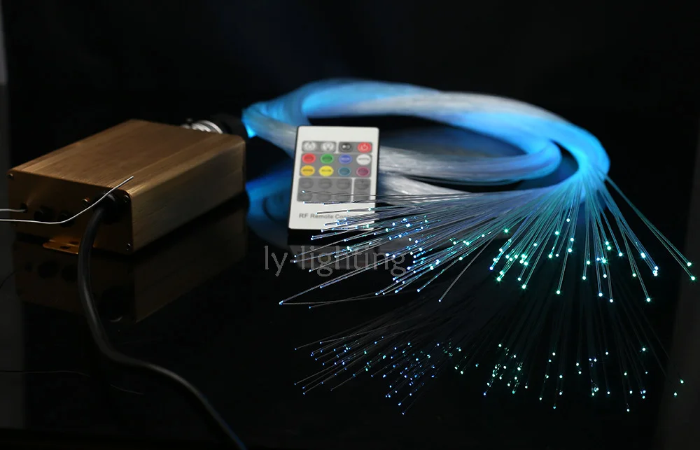 commercial decoration CBD office shop store cafe optical fiber light ...