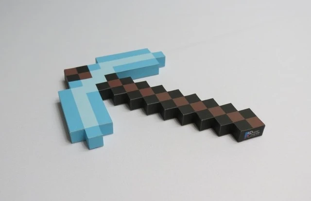 Diamond Pickaxe Minecraft 3d