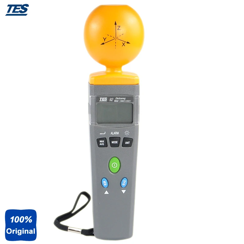 TES 92 Portable Electromagnetic Radiation Detectors Digital ElectroSmog ...