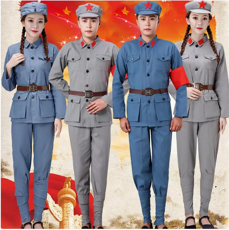 Mao-Periods-Unisex-Eighth-Route-Army-Performance-Clothing-Red-Army ...