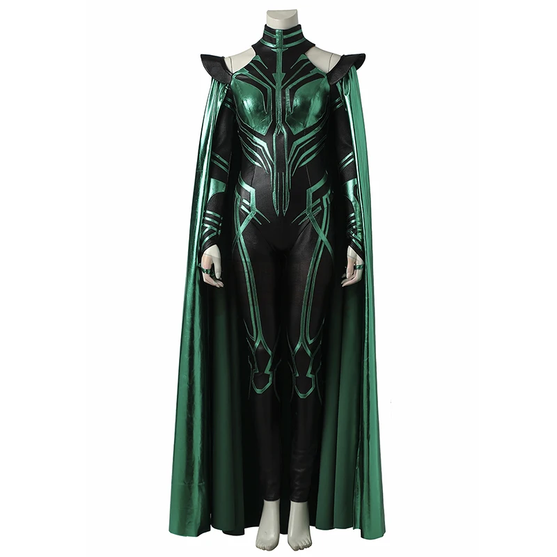 Thor 3 Ragnarok Trailer Hela Cosplay Costume Outfit Halloween Adult