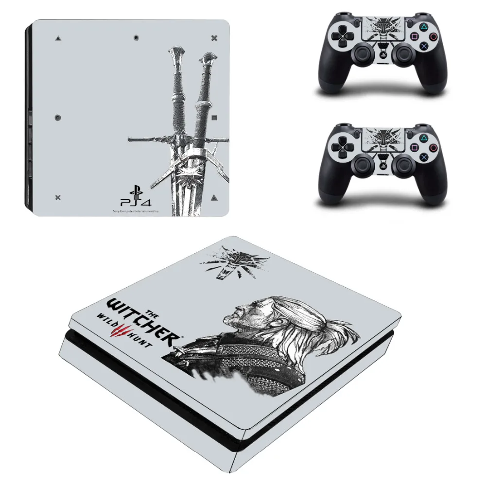 The Witcher 3 Wild Hunt PS4 Slim Skin Sticker Vinyl - ConsoleSkins.co