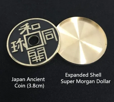 Morgan Dollar Expanded Shell+Japan Ancient Coin Magic Set Coin ...