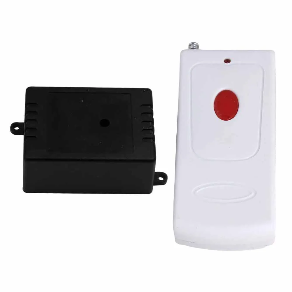 433MHz 1CH 24V 100m Remote Control Self locked Red Key Switch Door Open ...