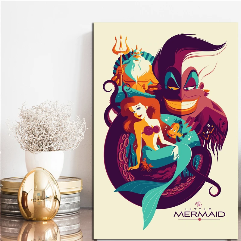 Little Mermaid Minimalist Poster