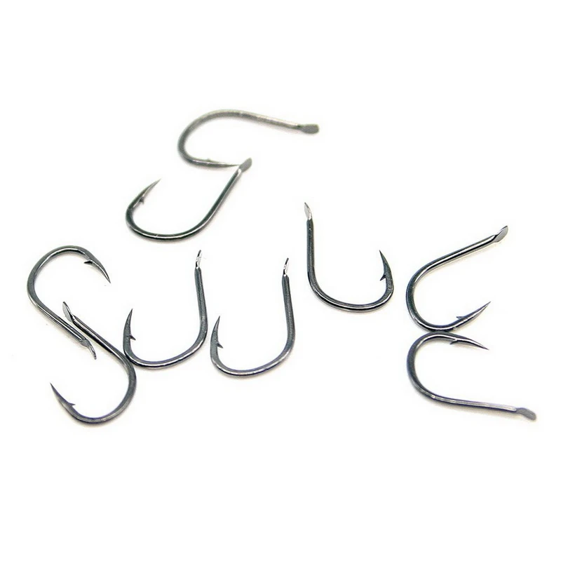 10pcs 2# Sharp Barb Hook Extra Strong High Carbon Steel Fishhooks ...
