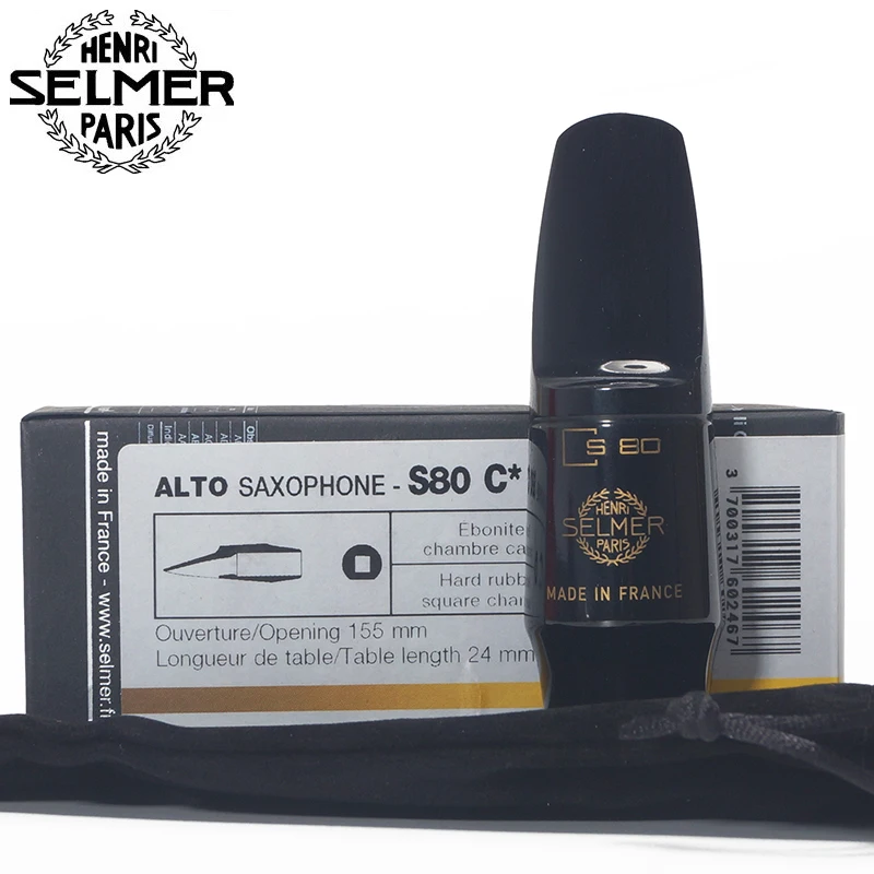 French Original Selmer S80 C * C * * alto saxophone mouthpiece bakelite ...