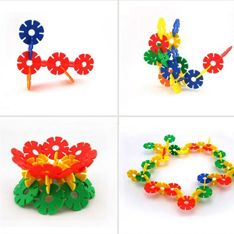 180pcs snow blocks snowflake toy brick building DIY assembly Classic ...