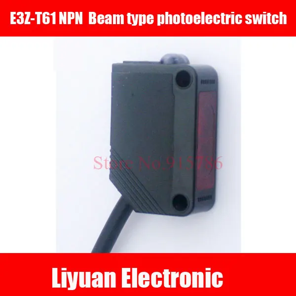 1pcs Beam Type Photoelectric Switch E3z T61 Npn Dc Three Wire Infrared
