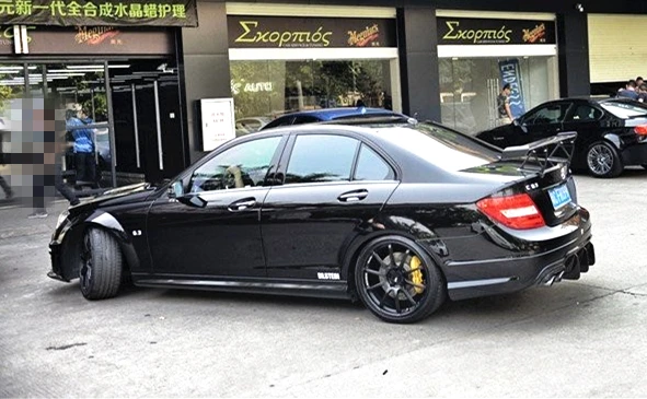 מוצר - 2011-2014 C63 W204 BLACK SERIES STYLE CARBON FIBER GT WING ...