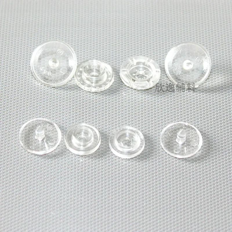 KAM botones a presión transparentes T5, 12mm, 100 juegos|button lace ...