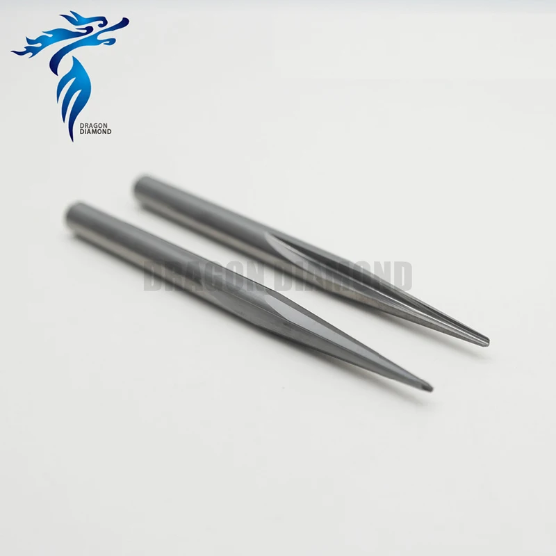 10pcsx8x10Dx70L R0.5 R0.75 R1.0 R1.5 Two flute taper V shape bits CNC ...