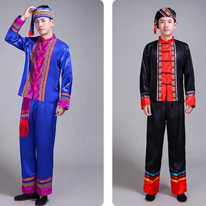 Hmong men clothes national Chinese folk dance thnic modern hmong ...