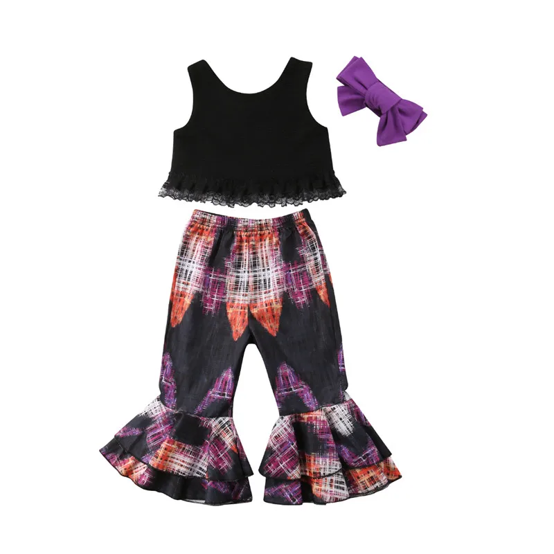 1 6Y Princess Kids Girls Clothes Set Cute Baby Girls Lace Patchwork ...