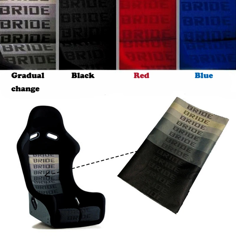 Jqtuning Racing Jdm Style Bride Racing Car Seats Cover Fabric Bride Fabric 1pc1m16m In
