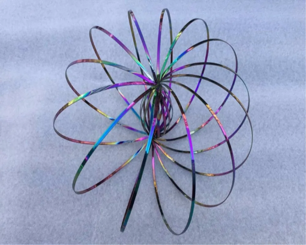 Venta al por mayor Xmax regalos metal Toroflux rainbow Flow ring ...